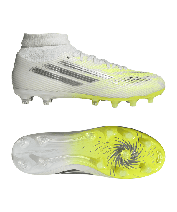 adidas F50 Sparkfusion League Mid Cut FG/AG Born for Goals Damen Weiß ...